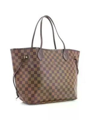 LOUIS VUITTON Damier Neverfull Mm Tote Bag - Brown