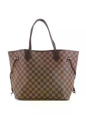 LOUIS VUITTON Damier Neverfull Mm Tote Bag - Brown