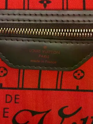 LOUIS VUITTON Damier Neverfull Mm Tote Bag - Brown