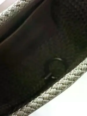 Balenciaga Woven Nylon Ibiza Basket Bag - Green
