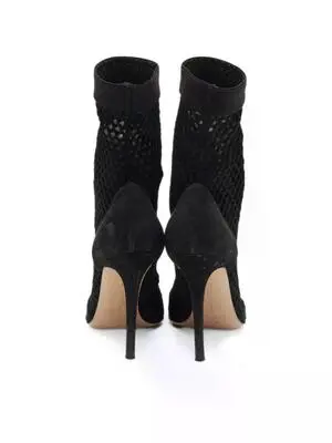 GIANVITO ROSSI Knit-fabric Ankle Boots