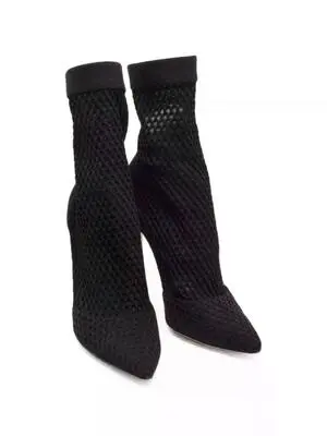 GIANVITO ROSSI Knit-fabric Ankle Boots
