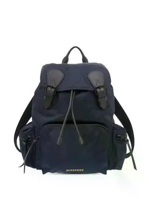 Burberry 2000-2017 Large Nylon Runway Backpack - Blue