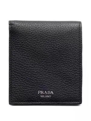 Prada Leather Wallet - Black