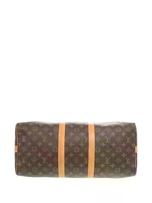 LOUIS VUITTON Monogram Keepall Bandouliere 45 Travel Bag