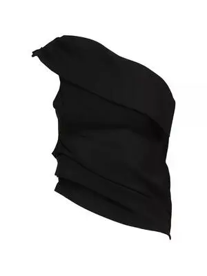 BOHEMSEO One-shoulder Asymmetric Blouse