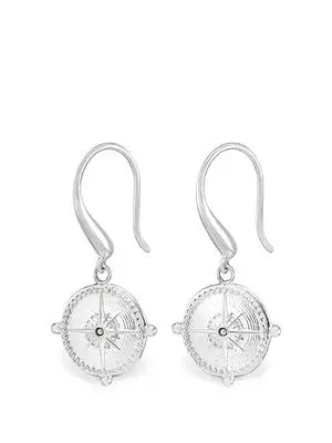 DOWER & HALL True North Talisman Drop Earrings