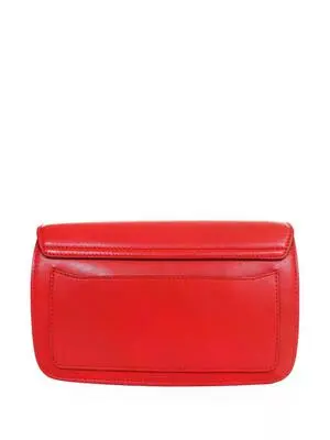 Chloé Calfskin And Suede C Chain Crossbody Bag - Red
