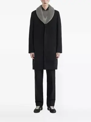 MAISON MARGIELA Shearling-collar Coat
