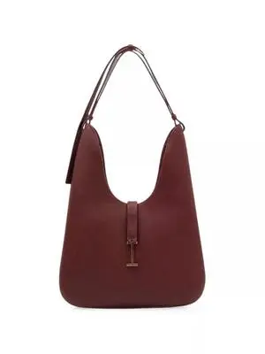 TOM FORD Medium Kara T-bar Pebbled Leather Tote Bag