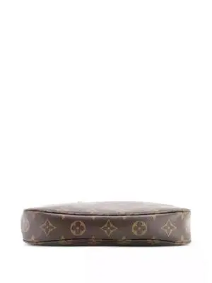 LOUIS VUITTON Monogram Canvas Pochette Accessoires Nm Clutch Bag - Brown