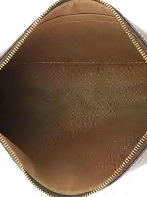 LOUIS VUITTON Monogram Canvas Pochette Accessoires Nm Clutch Bag - Brown