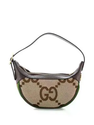 Gucci Jumbo Gg Canvas Mini Hobo Bag