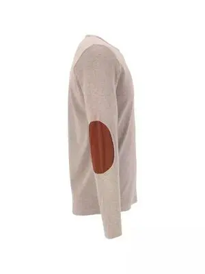 MAISON MARGIELA Elbow-patch Ribbed-knit Sweater