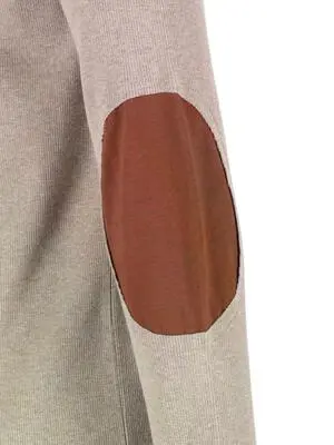 MAISON MARGIELA Elbow-patch Ribbed-knit Sweater