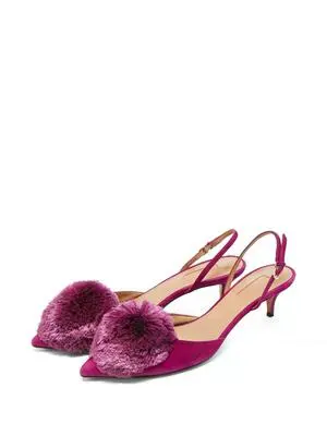 AQUAZZURA Powder Puff Slingback Pumps