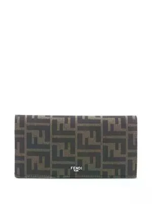 Fendi Ff Zucca Bi-fold Wallet - Brown