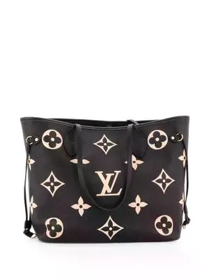 LOUIS VUITTON Neverfull Nm Bicolor Monogram Empreinte Giant Mm Tote Bag