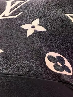 LOUIS VUITTON Neverfull Nm Bicolor Monogram Empreinte Giant Mm Tote Bag