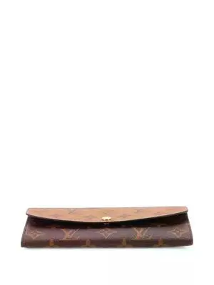 LOUIS VUITTON Emilie Wallet Reverse Monogram Canvas Small Wallets