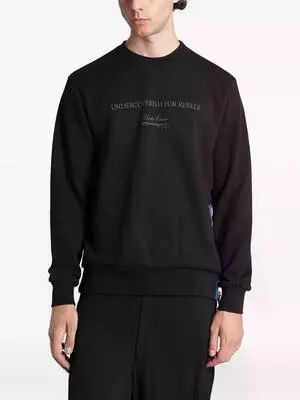 Undercover Slogan-print Zip-detail Sweater