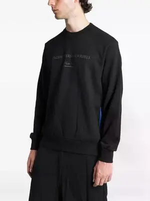 Undercover Slogan-print Zip-detail Sweater
