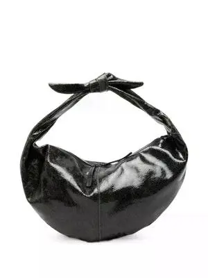 AUTENTICA 504 Cracked-effect Knotted Shoulder Bag