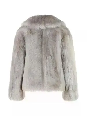 SALVATORE SANTORO Wide-lapel Shearling Jacket