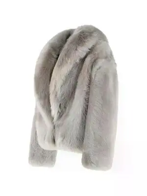 SALVATORE SANTORO Wide-lapel Shearling Jacket