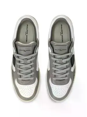 Philippe Model Leather Panelled Sneakers
