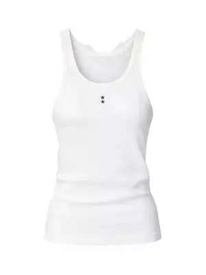 ICON DENIM LOS ANGELES Emily Ribbed Star-motif Tank Top