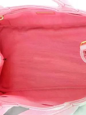 Prada Canapa Convertible Canvas Mini Tote Bag