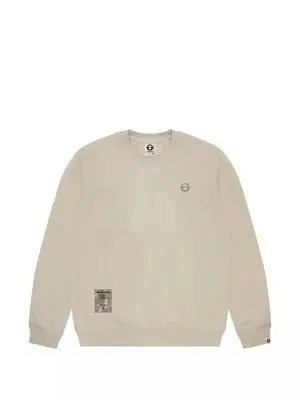AAPE BY *A BATHING APE Moonface Logo Sweatshirt - Grey