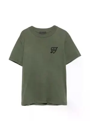 DONDUP Heart-motif T-shirt - Green