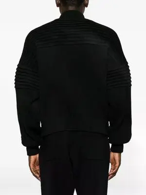CFCL Ribbed-knit Zip-up Cardigan