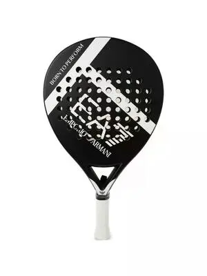 EA7 Logo-print Paddle Racket
