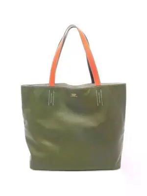 Hermès Double Sens Reversible Tote Bag - Green