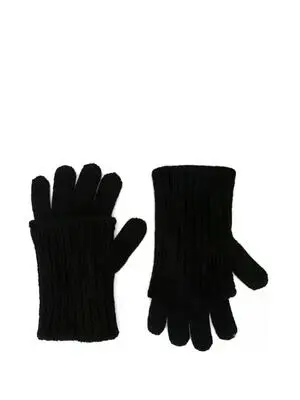 Our Legacy Fold-over-design Gloves - Black