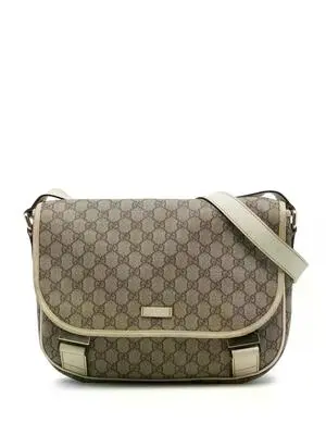 Gucci 2016-2026 Gg Supreme Crossbody Bag - Neutrals
