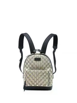 Gucci 2016-2026 Small Gg Supreme Bee Backpack - Neutrals