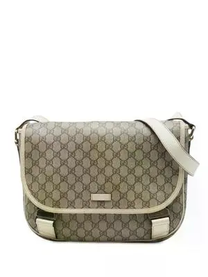 Gucci 2016-2026 Gg Supreme Crossbody Bag - Neutrals