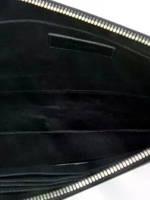 Saint Laurent 2018 Studded Leather Clutch Bag
