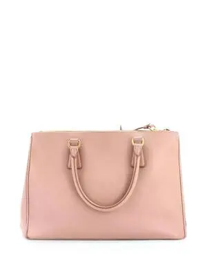 Prada Double Zip Lux Saffiano Leather Medium Tote Bag