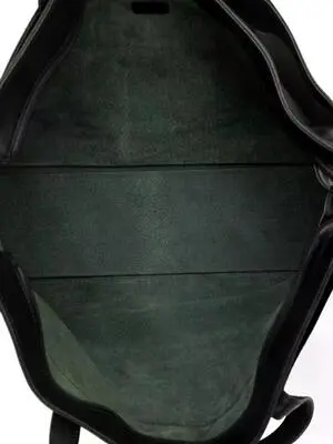 Loewe 1990-2010 Leather Anagram Shopper Tote Bag