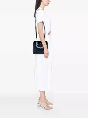 Dior 2010 Medium Lambskin Cannage Lady Satchel
