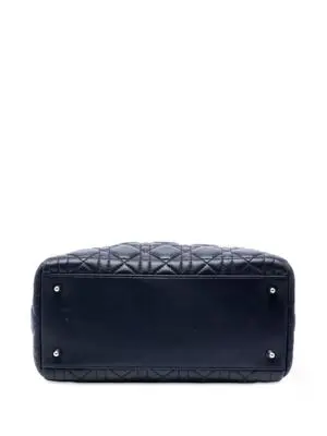 Dior 2010 Medium Lambskin Cannage Lady Satchel