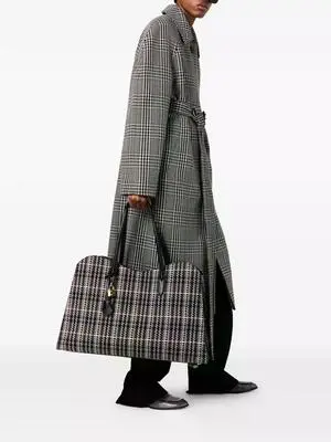 Stella McCartney Prince Of Wales Check Belted Coat