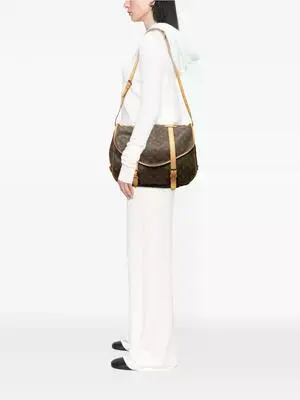 LOUIS VUITTON 1990 Monogram Saumur 43 Travel Bag