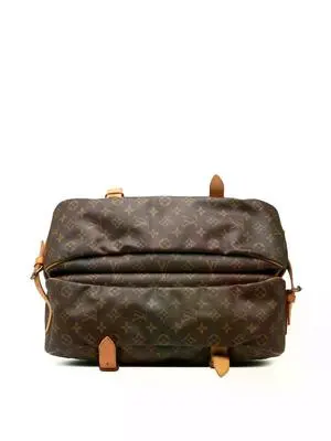 LOUIS VUITTON 1990 Monogram Saumur 43 Travel Bag