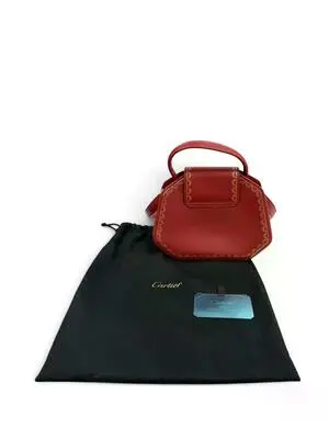 Cartier Smooth Calfskin Guirlande De Top Handle Bag Crossbody Bag
